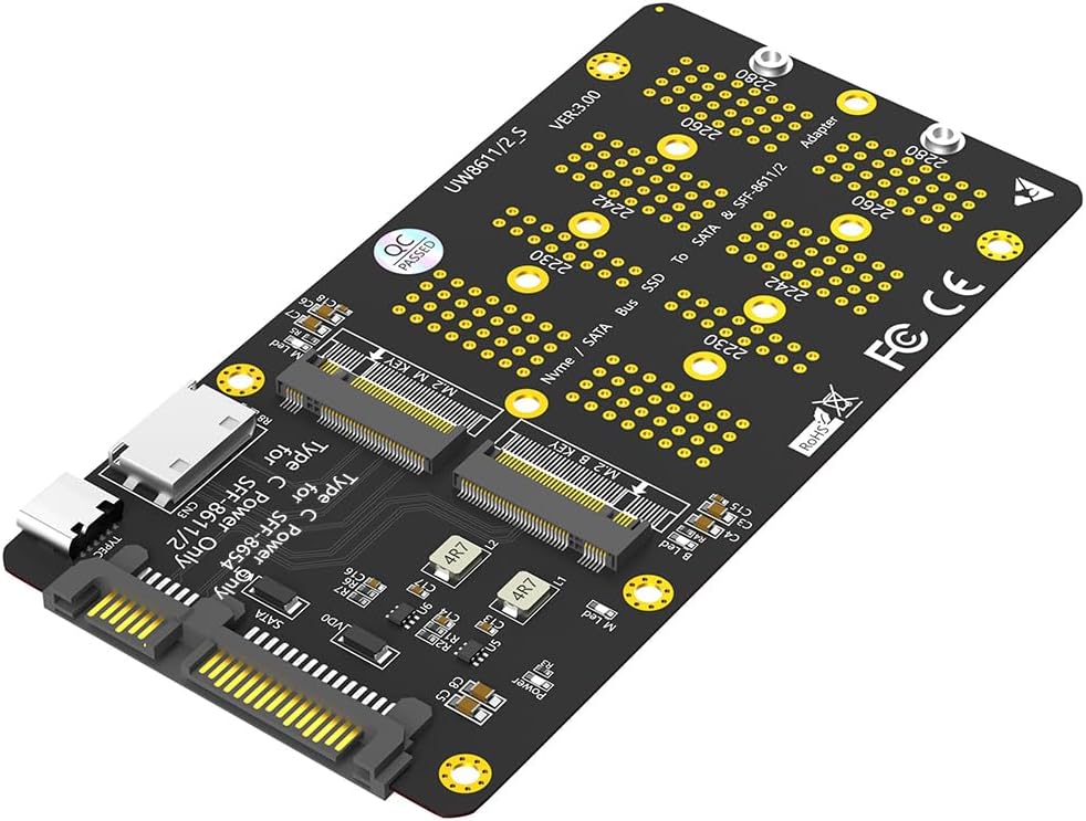 Amazon.com: Sintech Combo M.2 NVMe SSD to Oculink SFF-8611/8612,NGFF ...