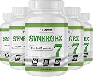 Amazon.com: Synergex 7 - Synergex 7 Capsules (5 Pack, 300 Capsules ...