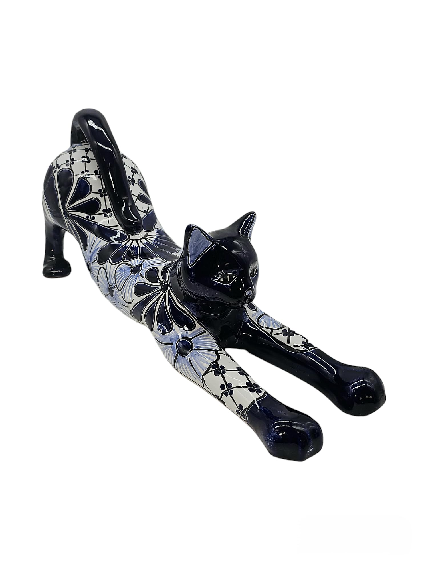 Amazon.com: Talavera Pottery Store Flo The Cat Hand Painted Kitty ...