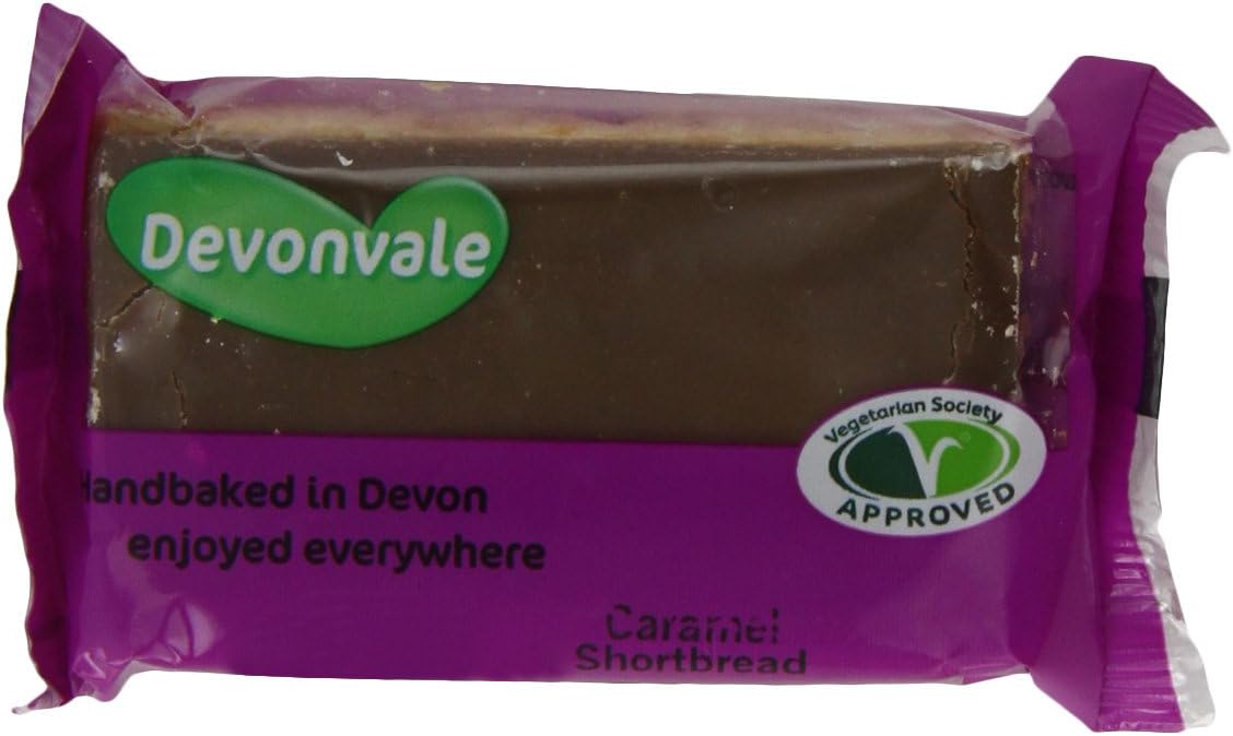 Devonvale Caramel Shortbread 75 g (Pack of 24) : Amazon.co.uk: Grocery