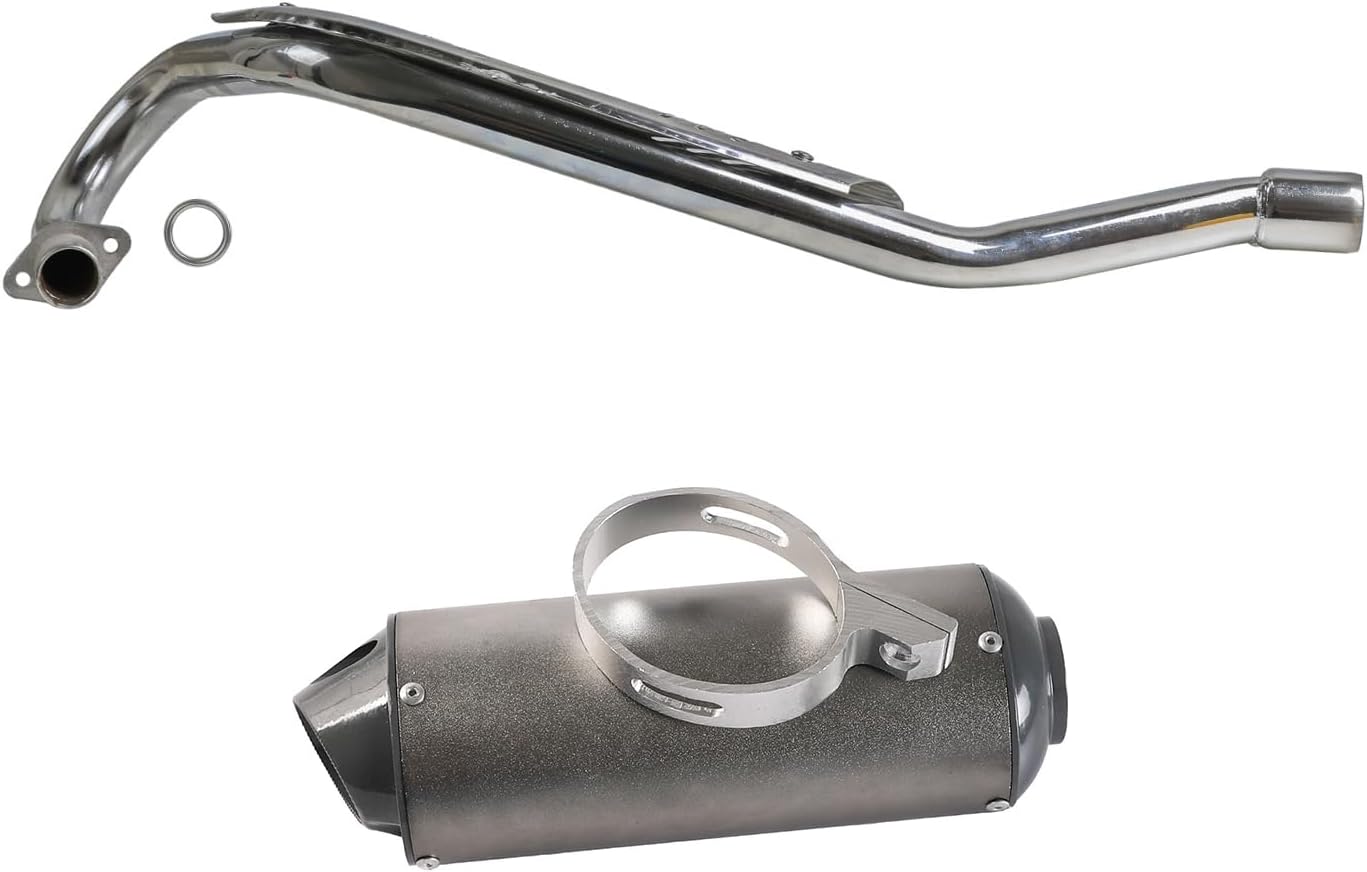 Amazon.com: TDPRO 38mm Muffler Exhaust Pipe Assembly for Kawasaki ...