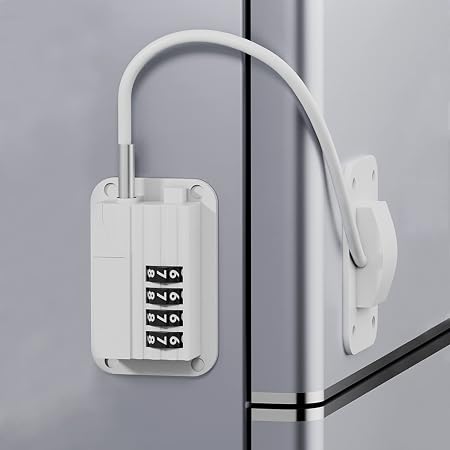 Amazon.com: MUIN Highly Secured Refrigerator Lock with Key – Mini ...