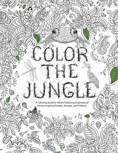 Amazon.com: Color The Jungle: A Coloring Book for Adults Featuring ...