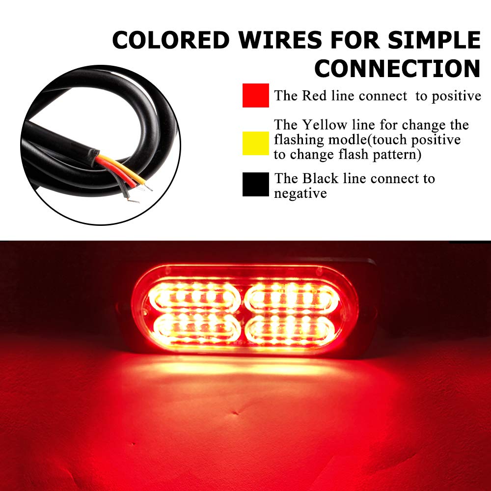 Offshore High Intensity Strobe Light Red