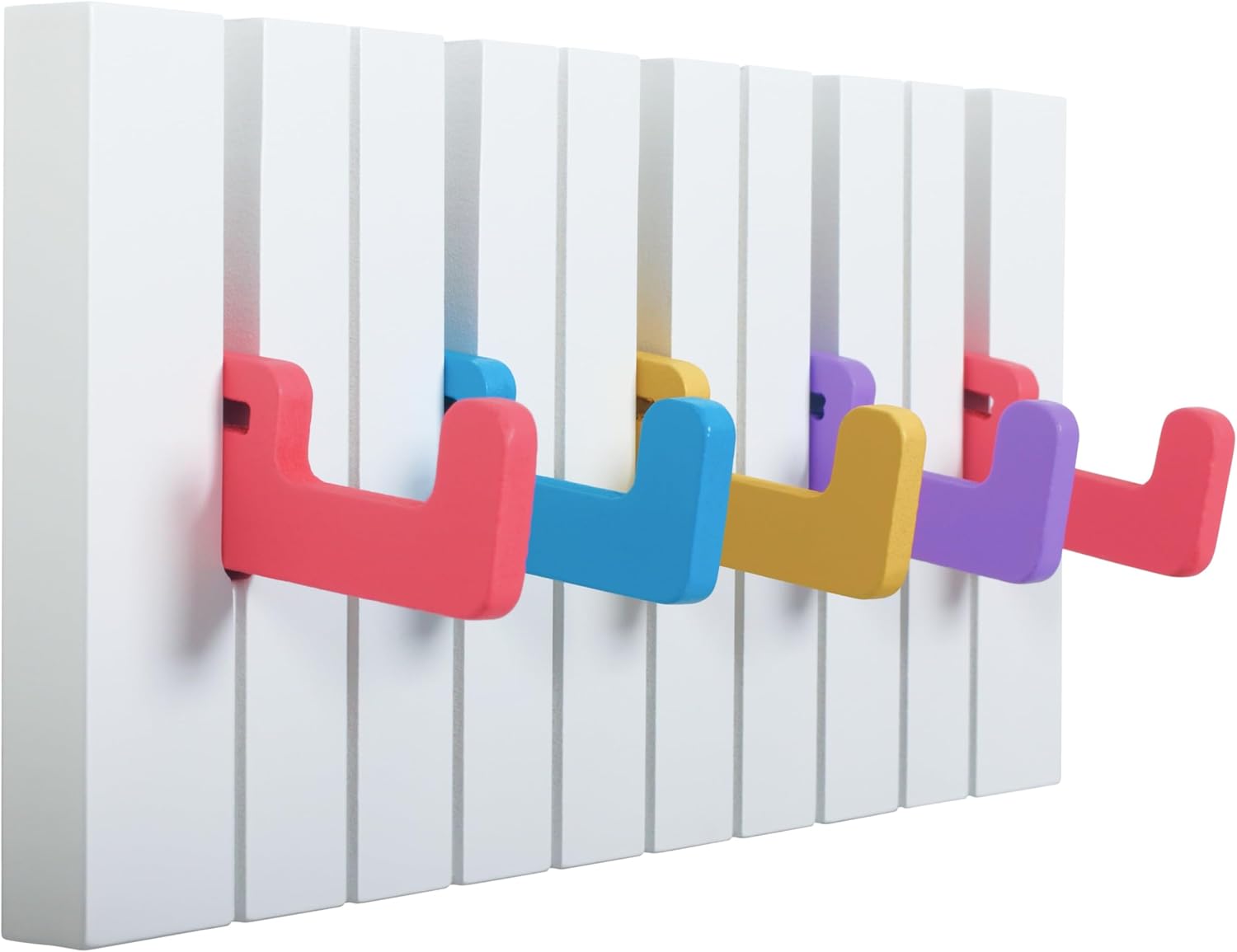 RICOO Premium Coat Hooks for Kids, WM1885-S, Wall Mounted, – Colorful ...