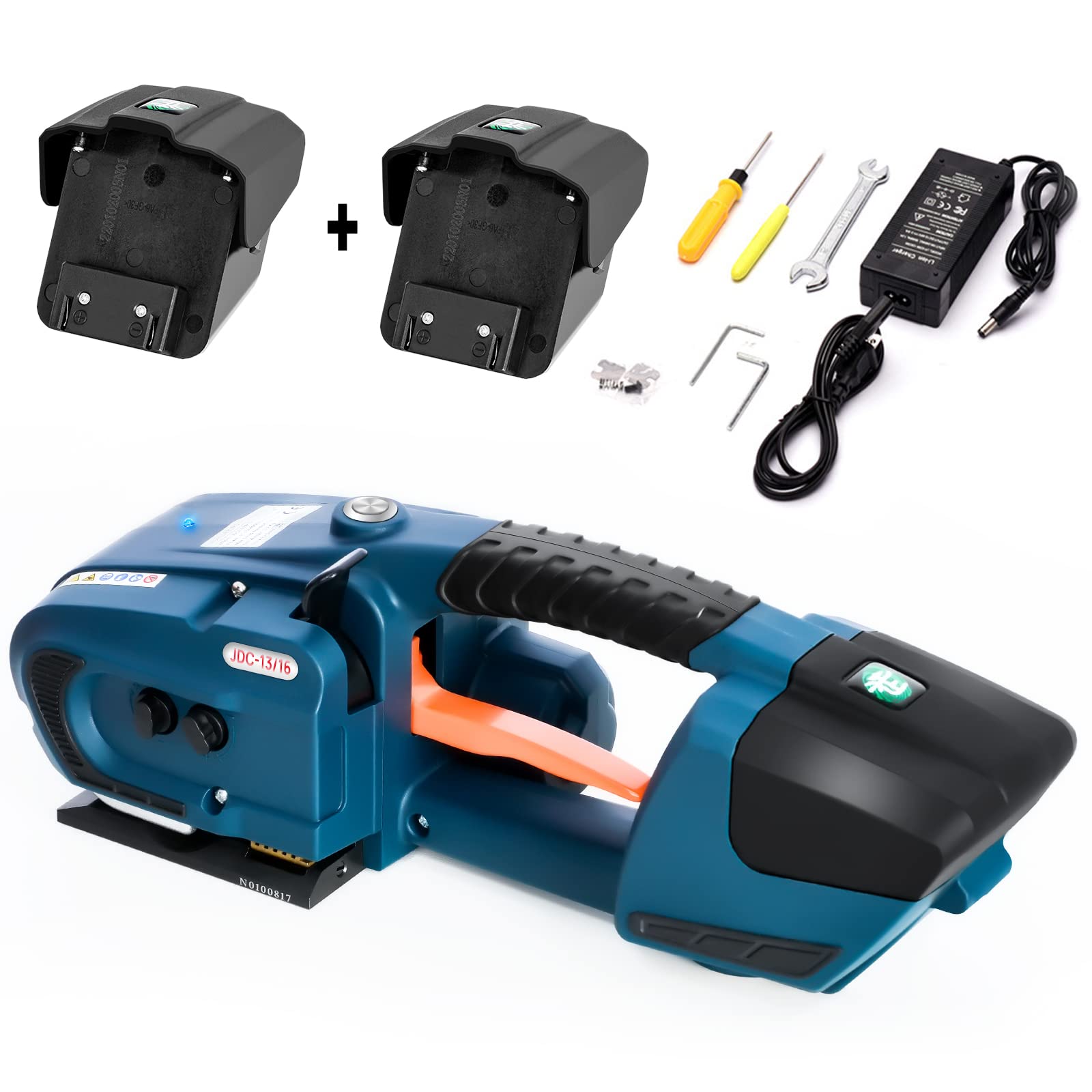 Amazon.com: SOKO Electric Strapping Machine with 2 x 4000mha Battery Automatic Strapping Tool ...