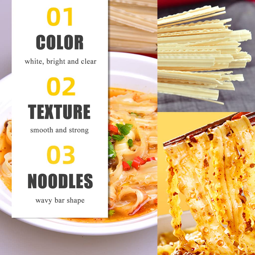 Buy SXET Sliced Noodles, Wavy Knife Cut Noodles, Chinese Wide Flat ...