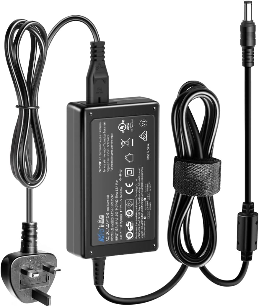 12V Power Supply, KFD AC DC Adapter Charger for Zebra Technologies ...