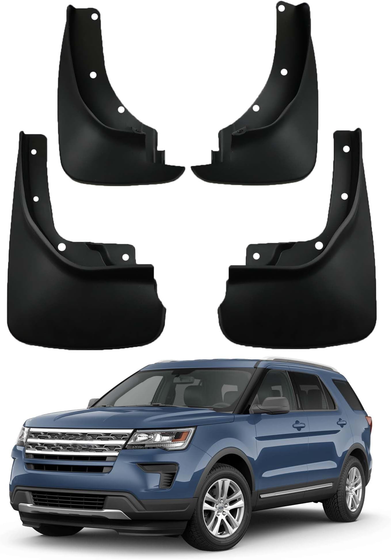 Amazon.com: for 2011-2019 Ford Explorer Mud Flaps Splash Guards Winter ...