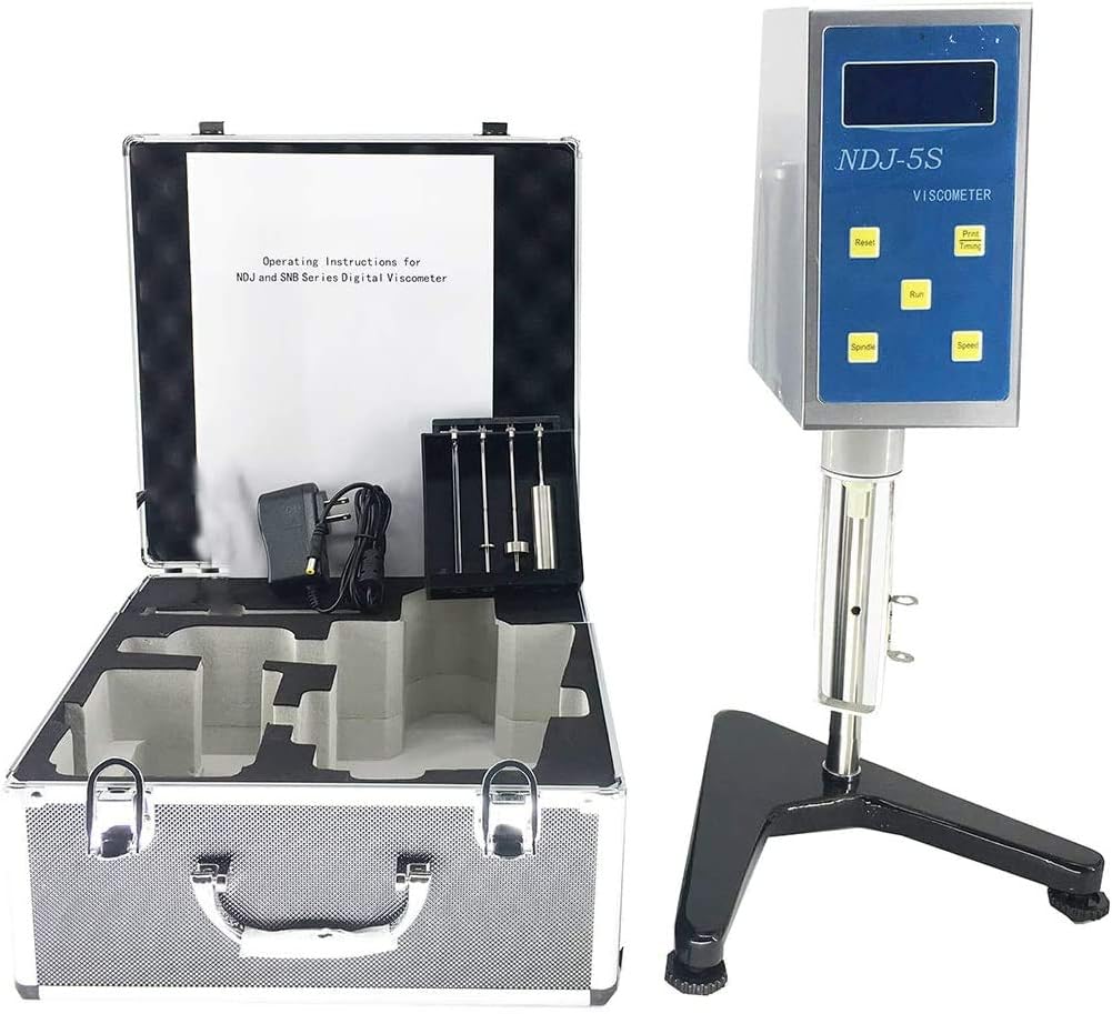 Rotary Viscosity Meter Viscosity Testing Equipment With Measuring Range ...