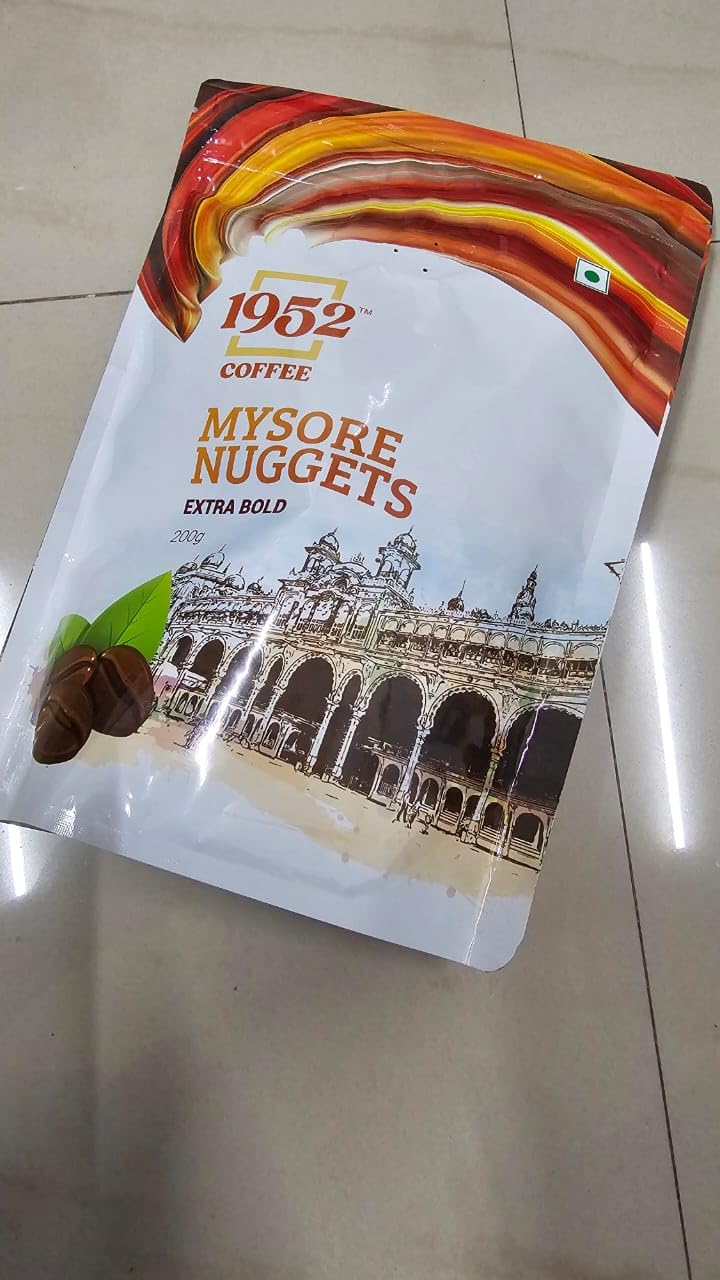 1952 Coffee Mysore Nuggets Extra Bold - 100% Pure Arabica Whole Bean ...