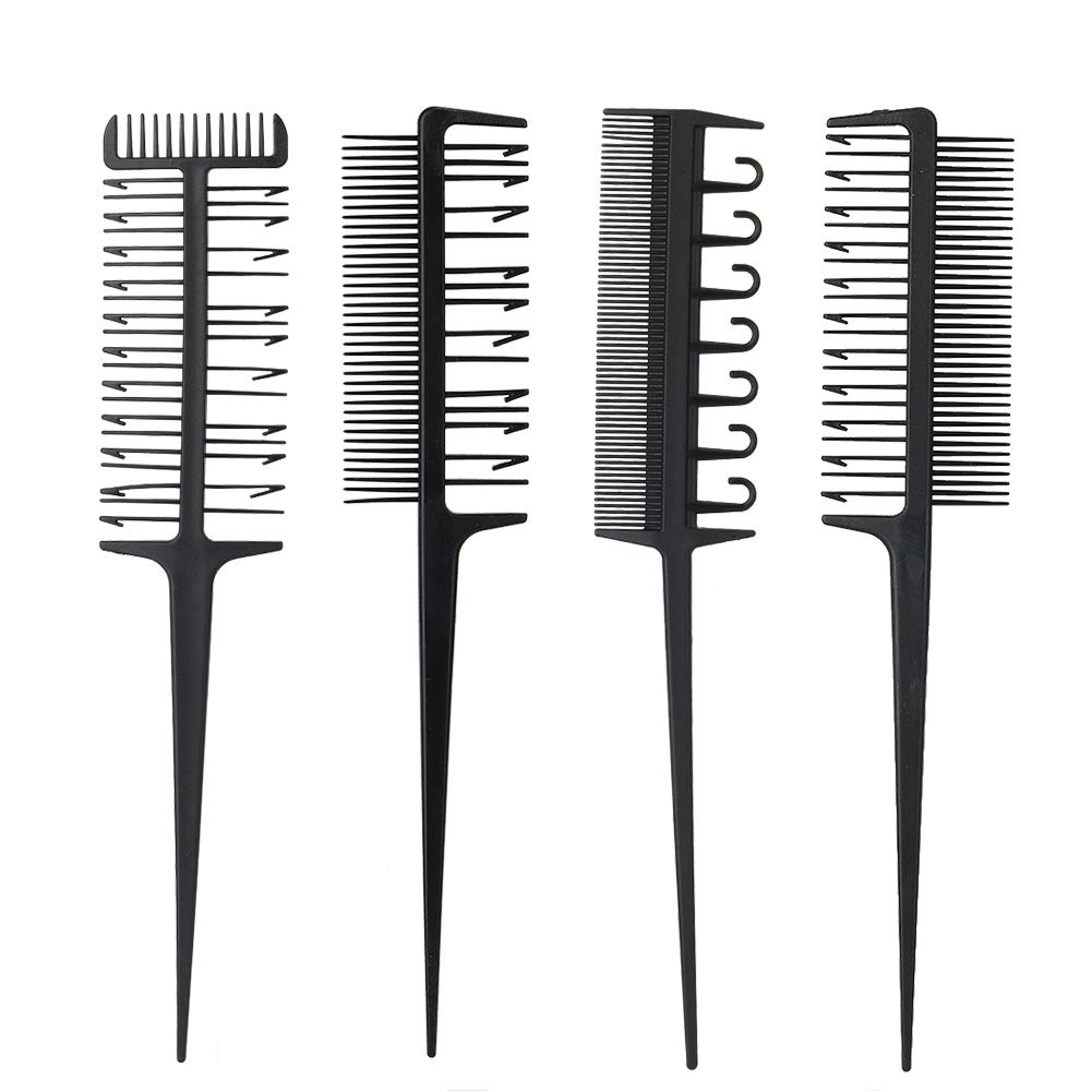Amazon.com : Hair Coloring Comb Set, Professional Hairdresser Comb Set ...