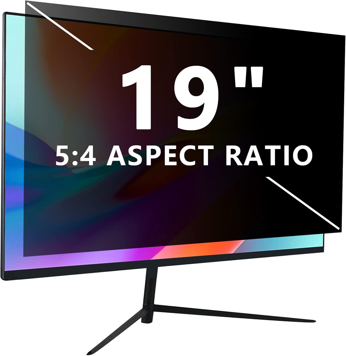 Amazon.com: Computer Privacy Screen 19 inch, Removable 5:4 Aspect Ratio ...