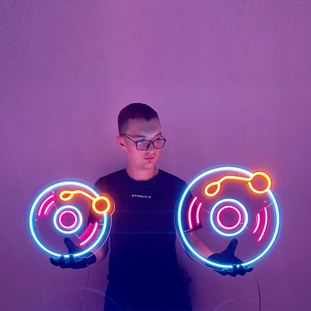 Neon Lights And Vinyl Night Glow With New Neon Sign : R/vinyl