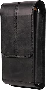 Vertical Cell Phone Belt Clip Case Black, Smartphone Waist Pouch ...