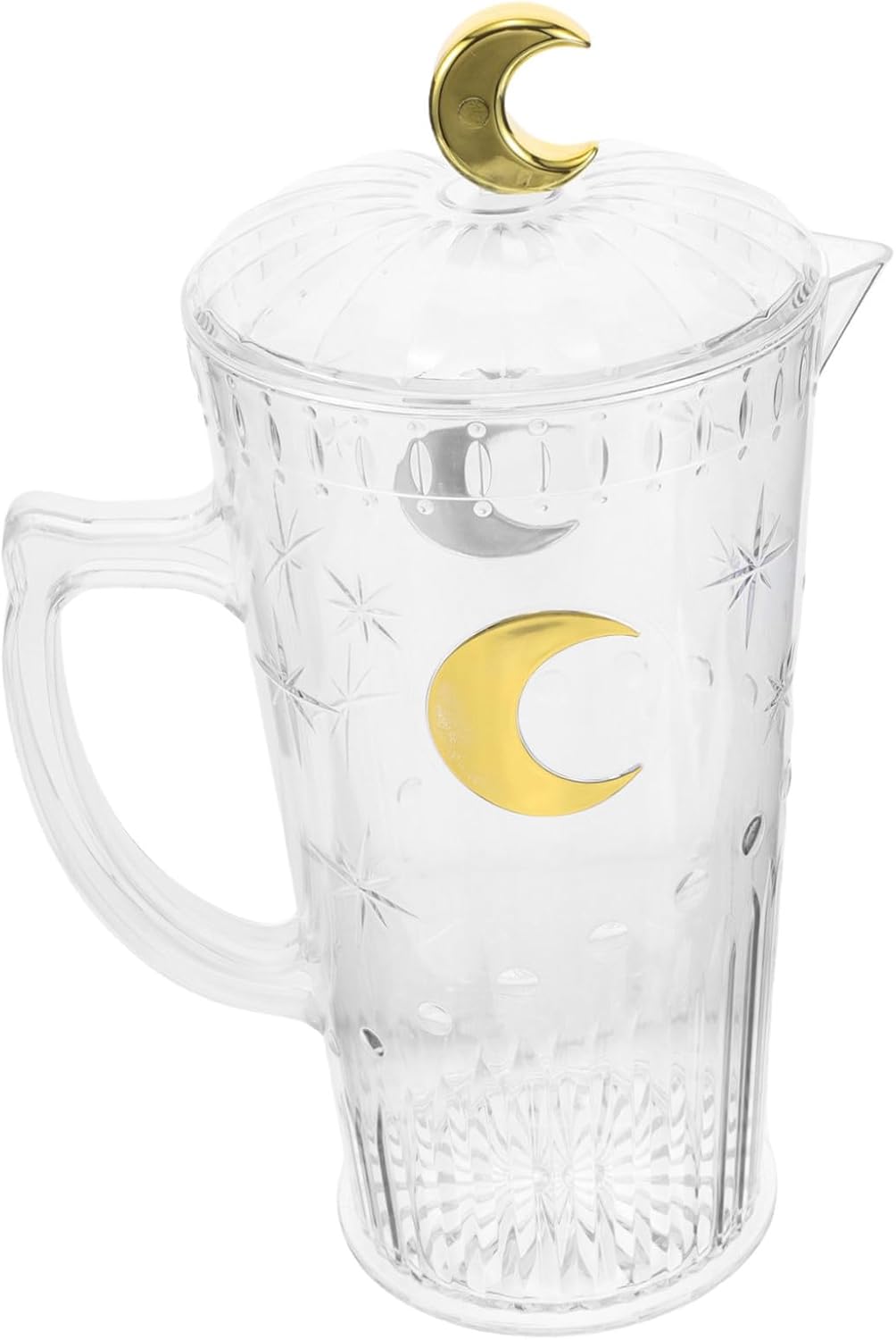 Amazon.com: COOLHIYA Water Pitcher with Lid and Handle Pet Material ...