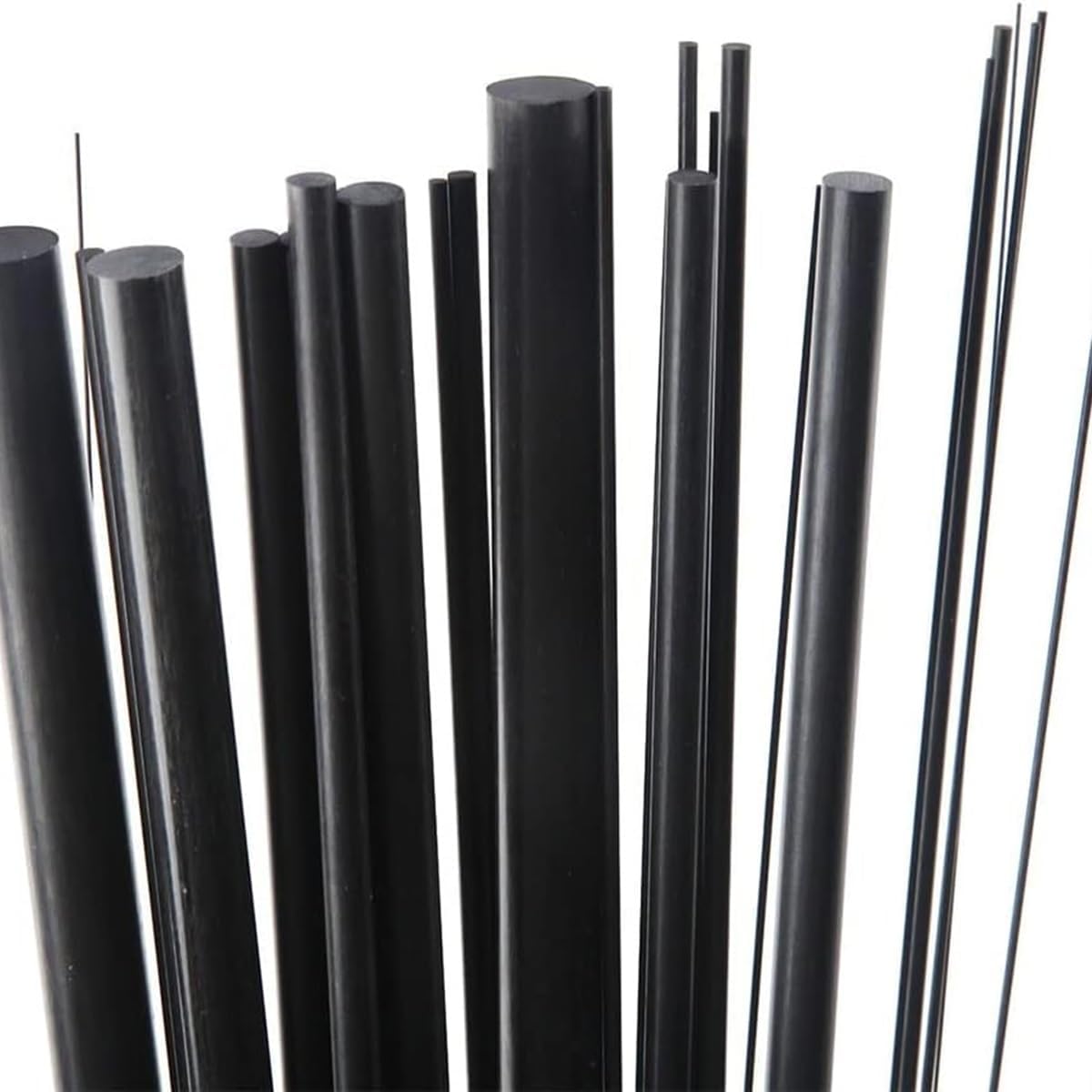 Amazon.com: WESTUX 5Pcs Carbon Fiber Rods Diameter 0.5mm 1mm 2.5mm 3mm ...