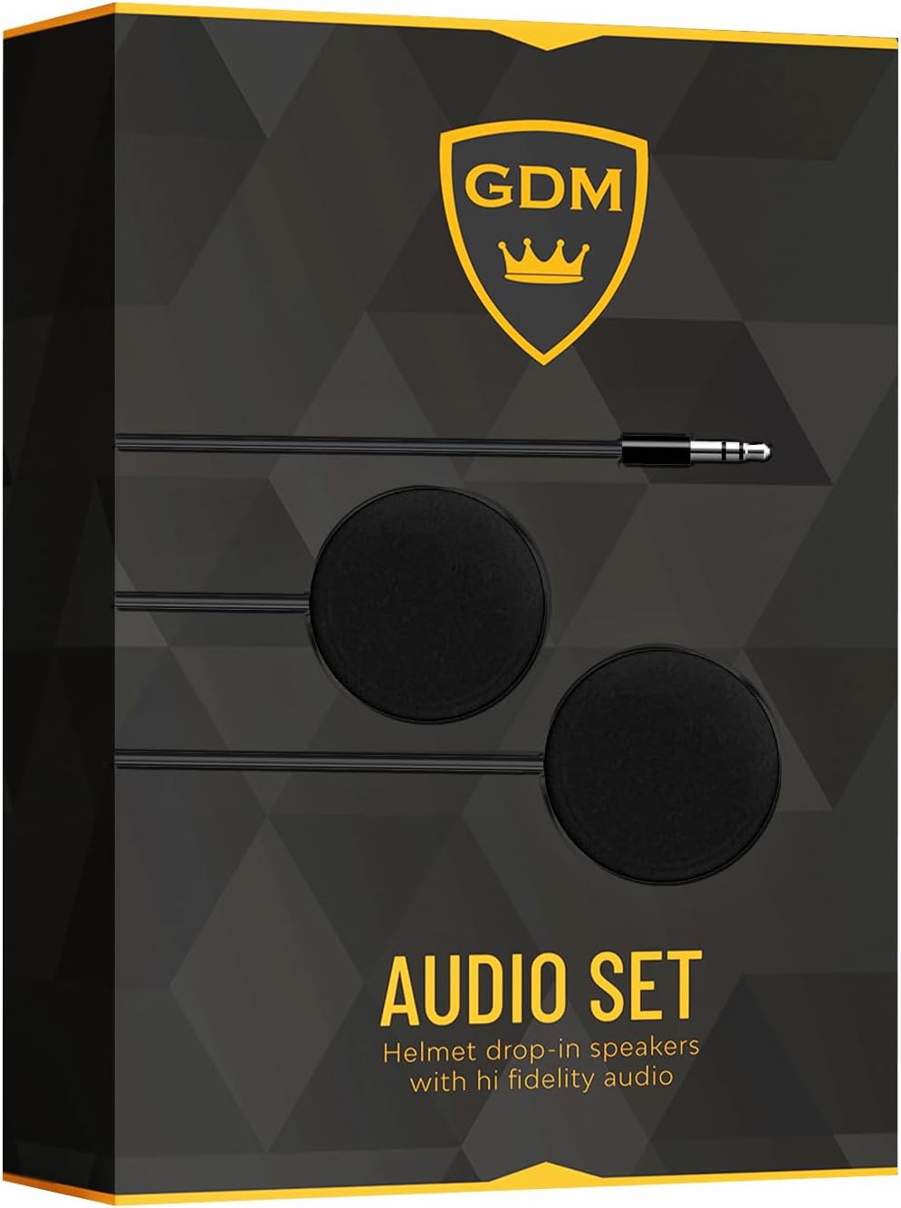 Amazon.com: GDM Motorcycle Helmet Headset Speakers - Drop-in High ...