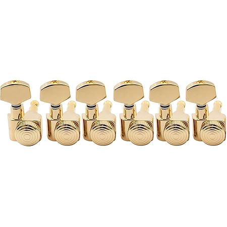 6 inline Guitar Locking Tuners 6R String Tuning Pegs Keys Machine Heads ...