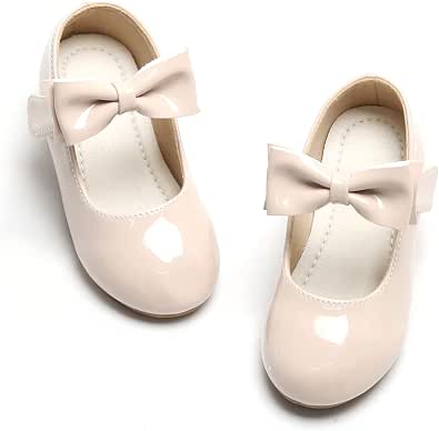 Amazon.com | PHIRAMIN Toddler Flower Girl Dress Shoes - Little Girl ...