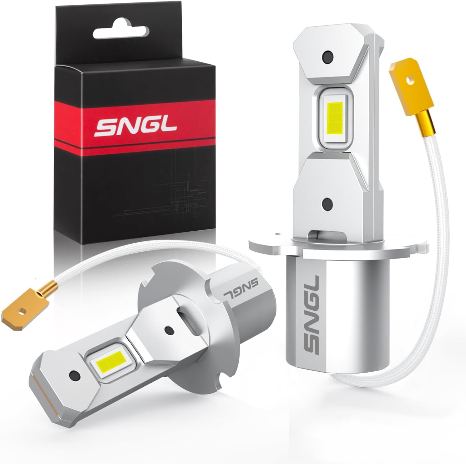 Amazon.com: Antline Super Bright H3 H3LL LED Bulb 6000K White Newest ...