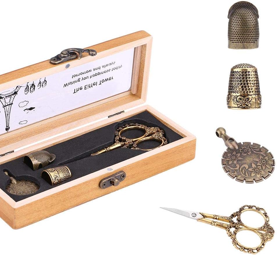 Amazon.com: 4pcs Sewing Kit, Vintage Sewing Scissors Set Including ...