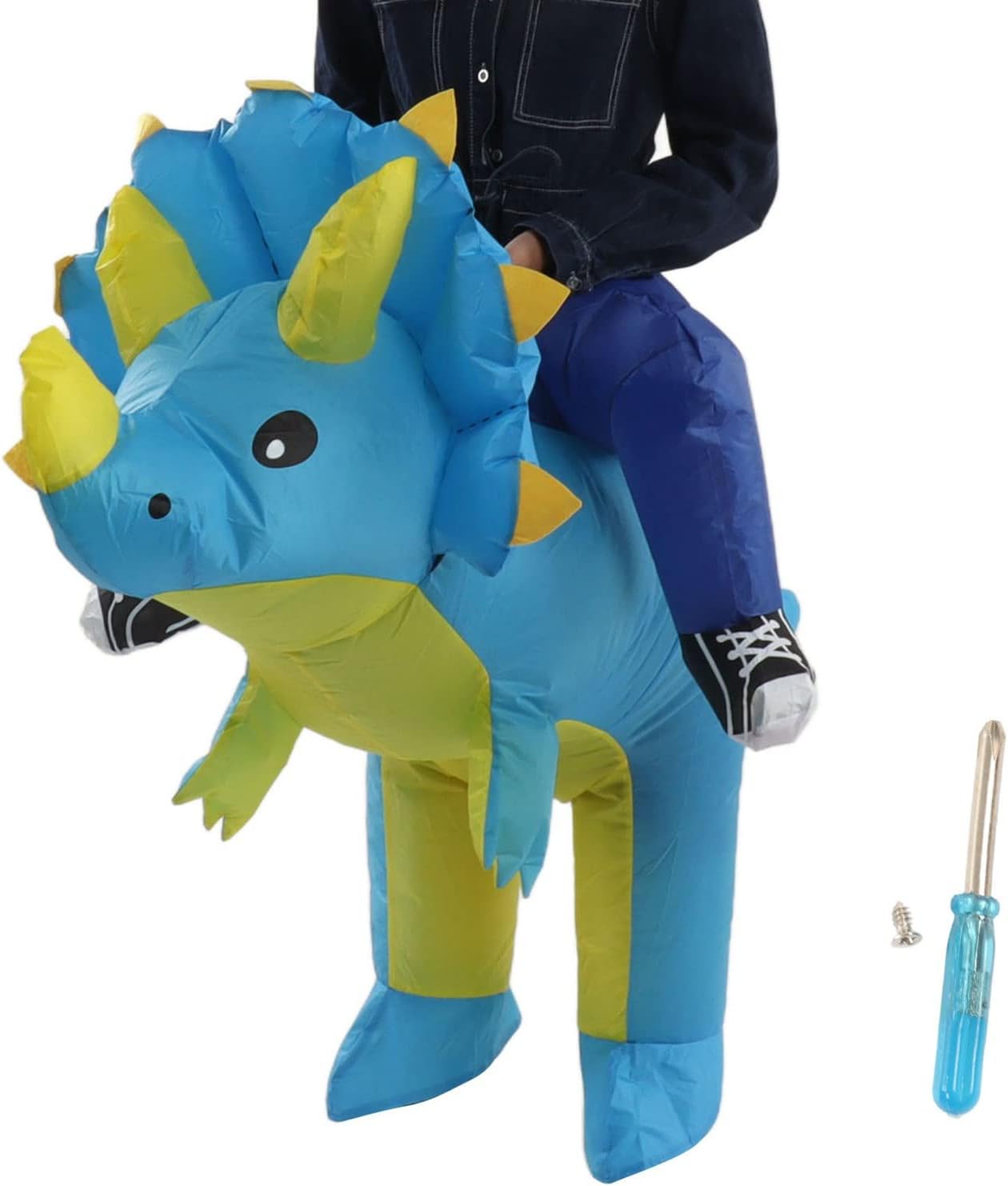 Amazon.com: HOKZYHOUSE Inflatable Dinosaur Costume Halloween Cosplay ...