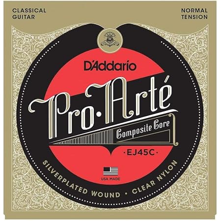 D'Addario Guitar Strings - Pro-Arte Classical Guitar Strings - EJ45-3D ...