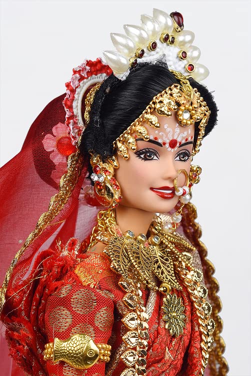Buy Bengali Badhu Desi Dulhan Bride Wedding 12-inch Collector Artisanal ...