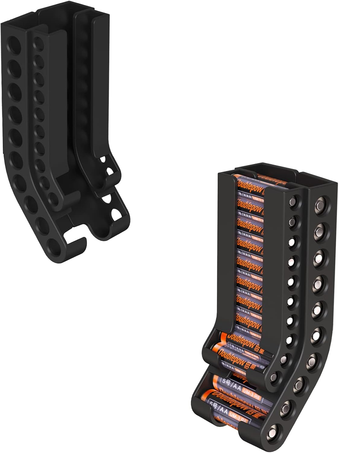 Amazon.com: NOTMBESTM Battery Storage Organizer AA & AAA Combo Small ...