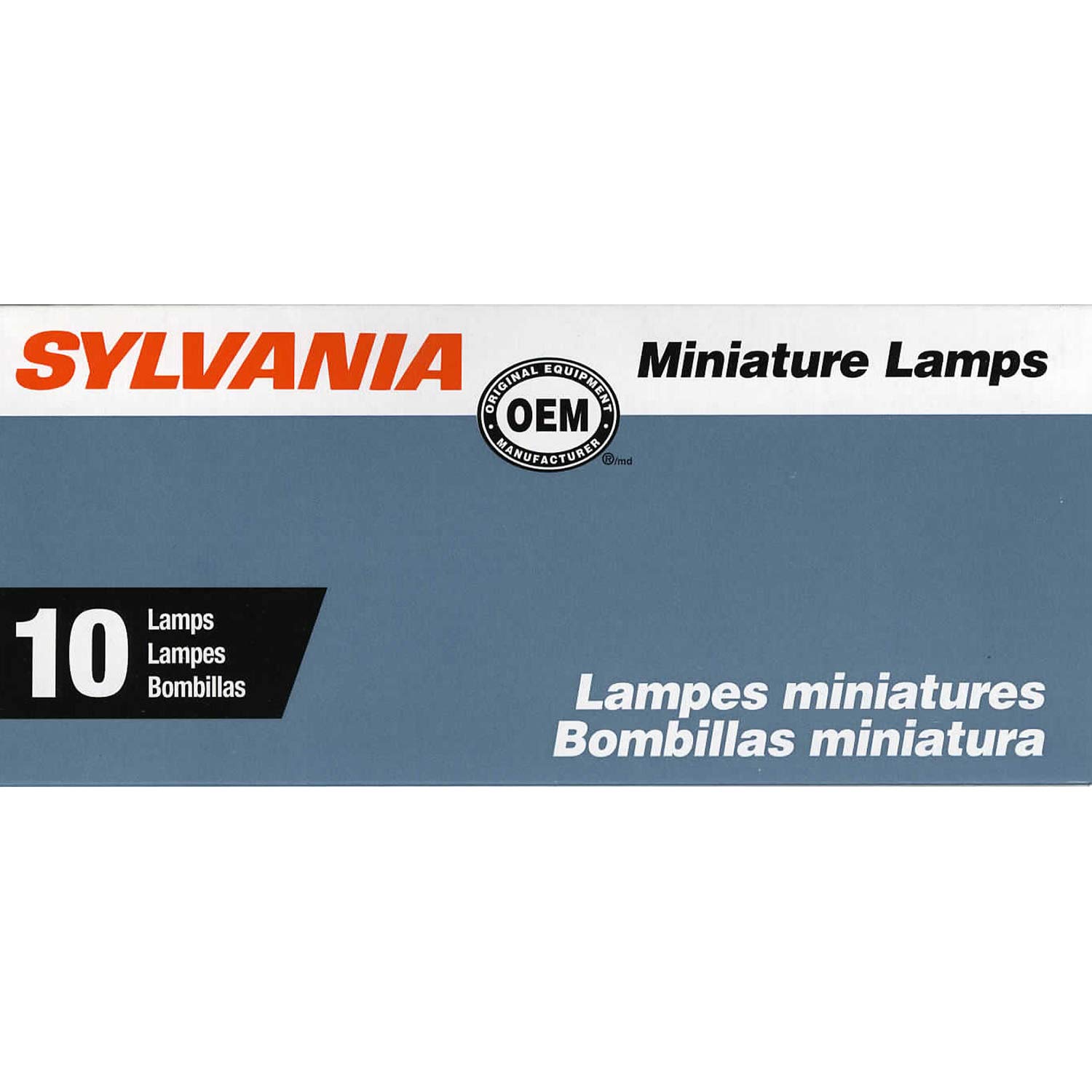 Amazon.com: SYLVANIA 3057 Long Life Miniature Bulb, (Contains 10 Bulbs ...