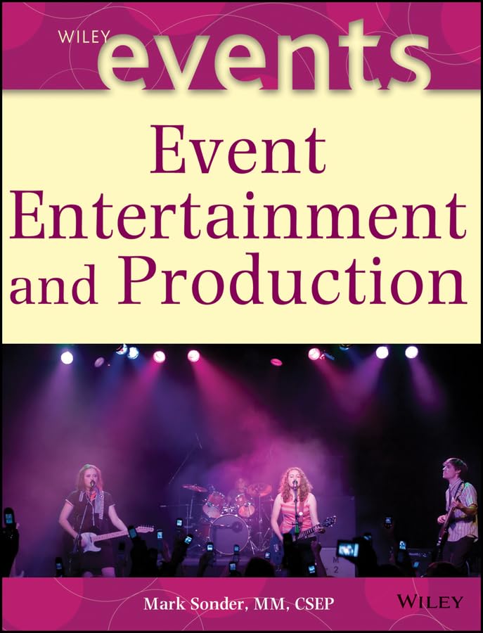 Event Entertainment and Production: Sonder, Mark: 9780471263067: Amazon ...