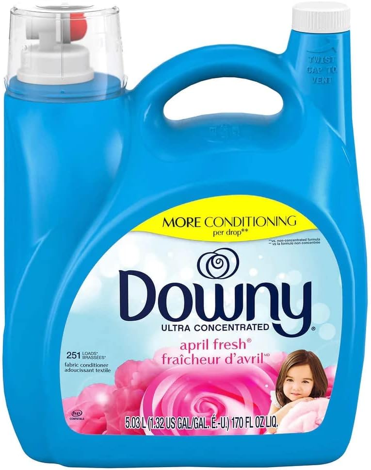 Downy Ultra April Fresh Fabric Softener 5.03 L, 251 Loads, Blue : Buy ...