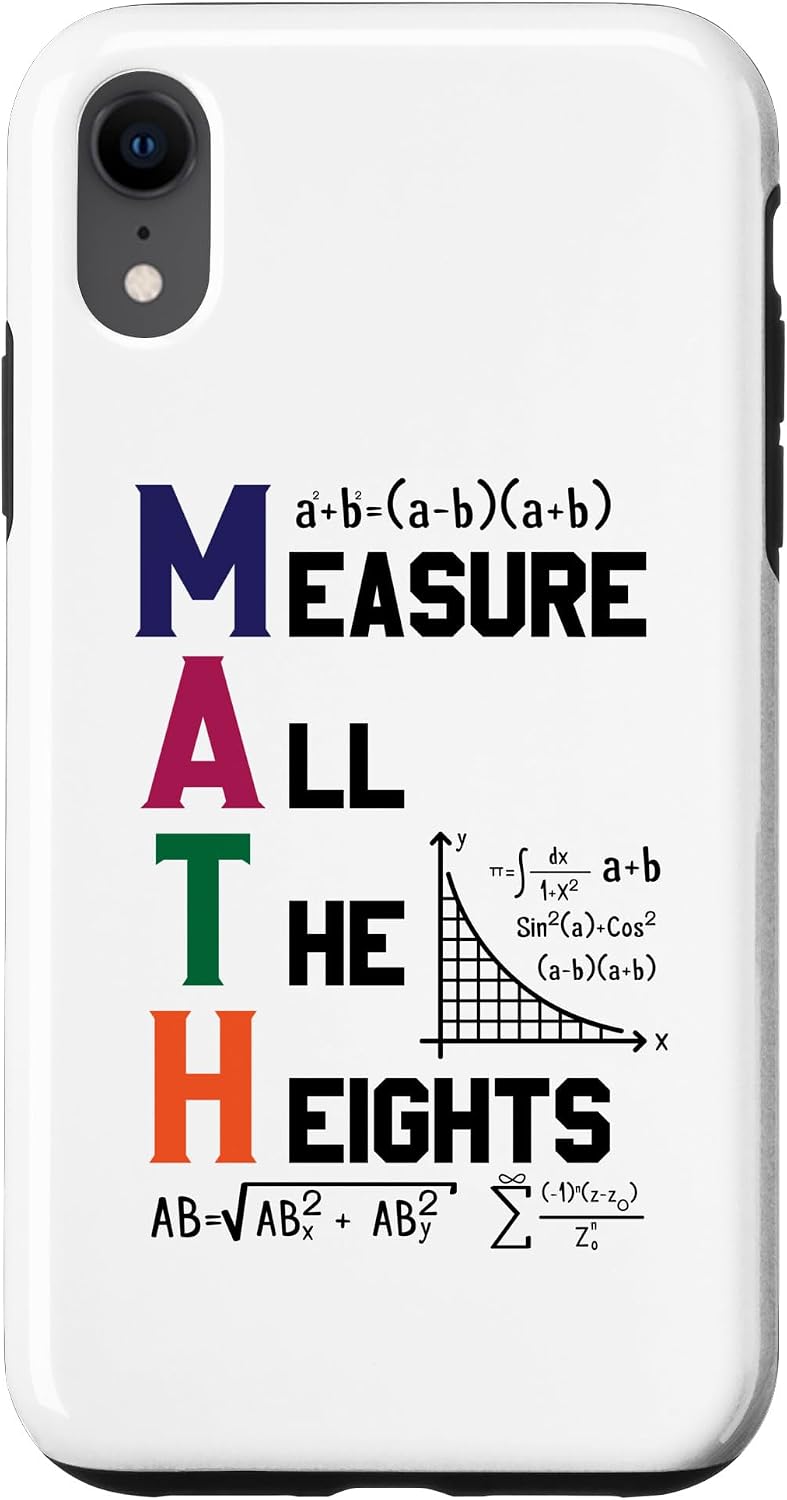 Amazon.com: iPhone XR Math Teacher School Mathematician Subject ...