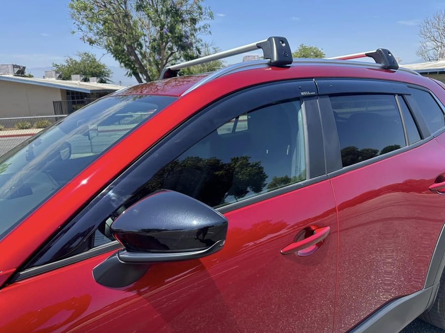 WellVisors Window Visors Wind Deflectors Compatible With Mazda CX-50 ...