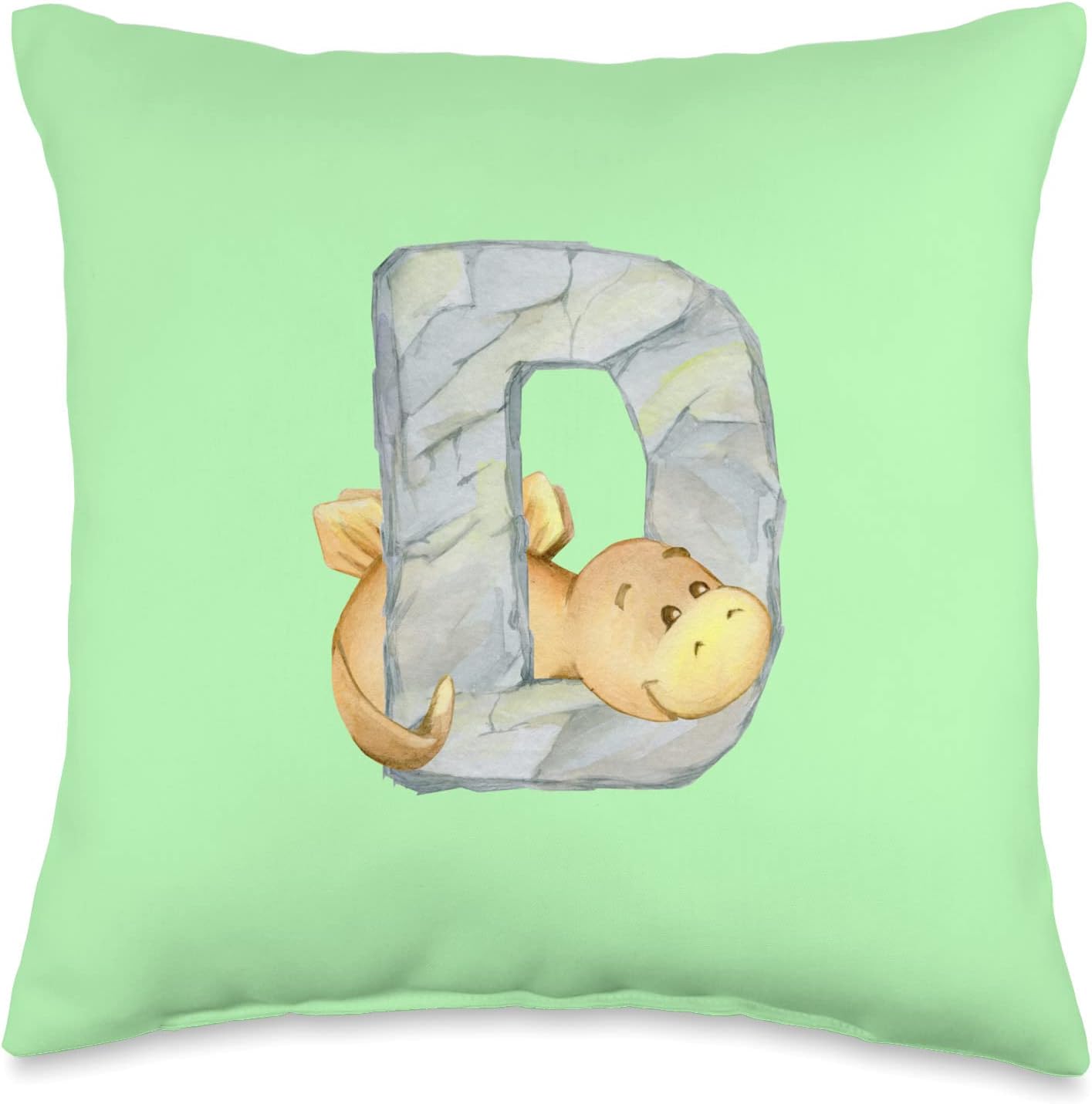 Amazon.com: Kids Cute Dinosaur Name Initial Monogram Designs Letter D ...
