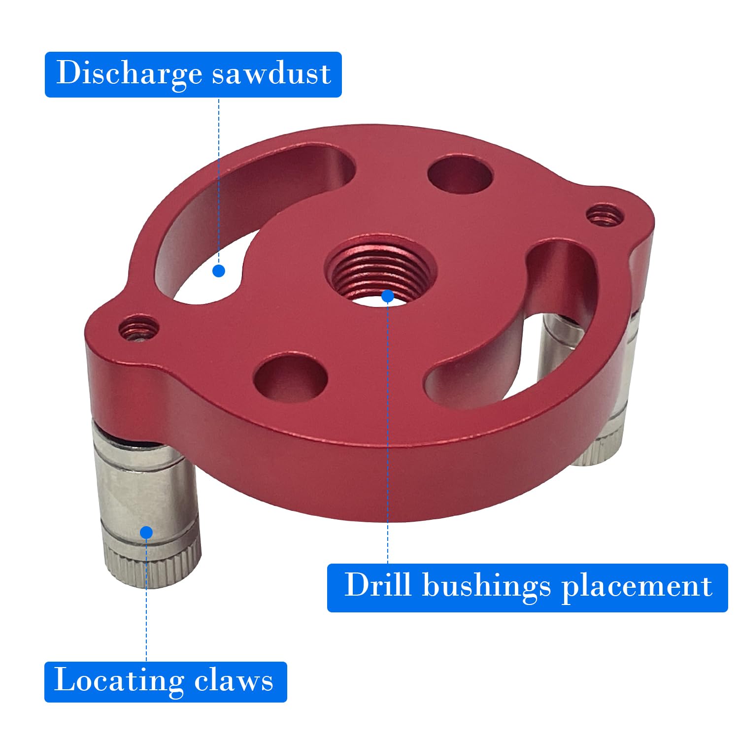 Snapklik.com : Sutekus Dowel Jig Drill Guide, Vertical Pocket Hole Jig ...