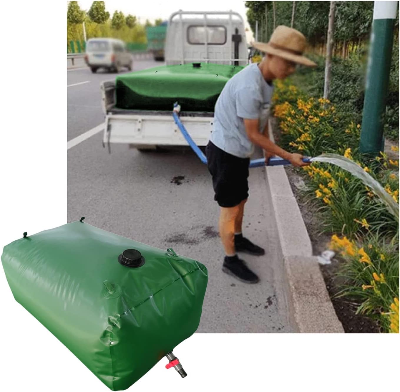 Amazon.com: QWEASDF Outdoor Flexible Rainwater Water Bag,Soft Drought ...