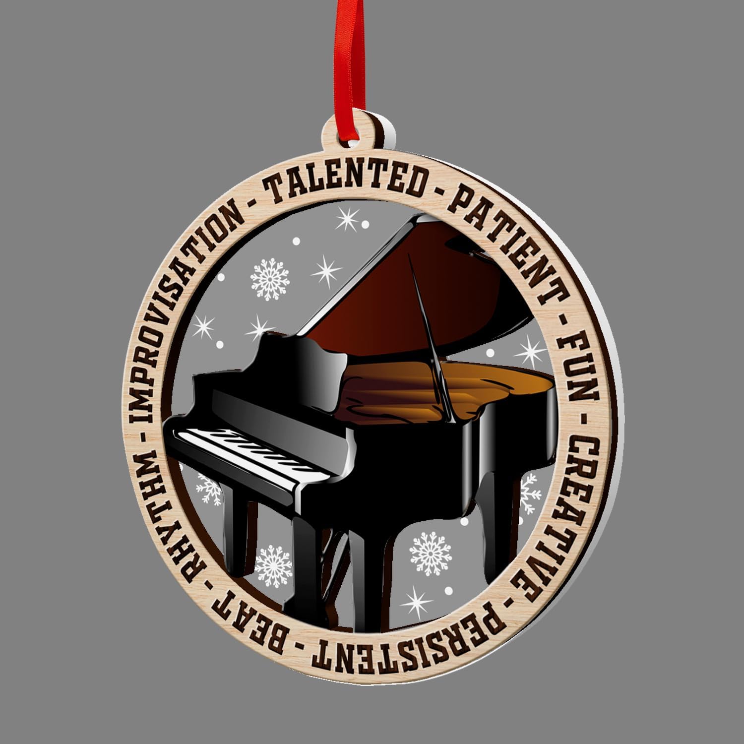 Amazon.com: GOSBLUE Piano Ornaments for Christmas Tree, Piano Ornament ...