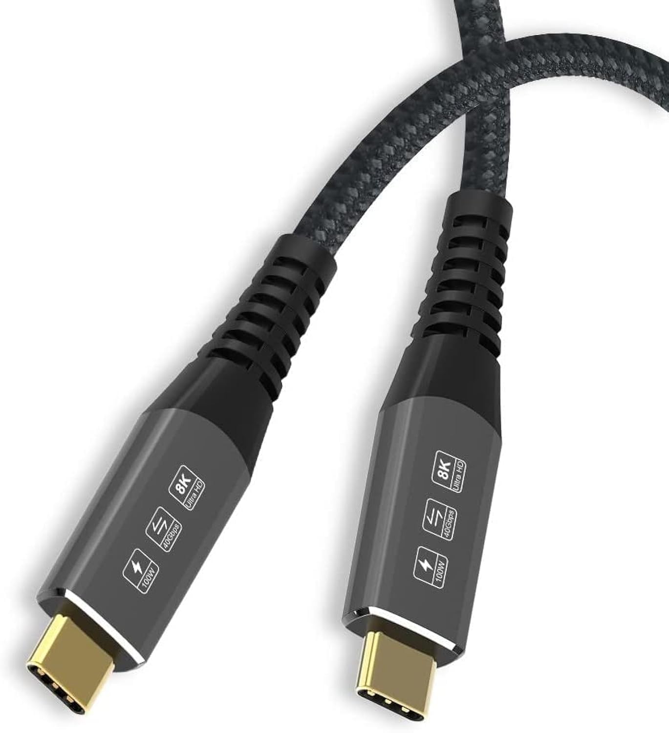 Excefore USB4 Cable Compatible with Thunderbolt 4, 8K 5K USB-C Cable 8K ...