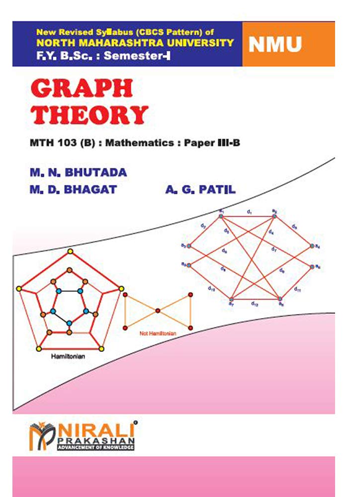 Amazon.co.jp: GRAPH THEORY MTH 103 (B) Mathematics - Paper - III (B ...