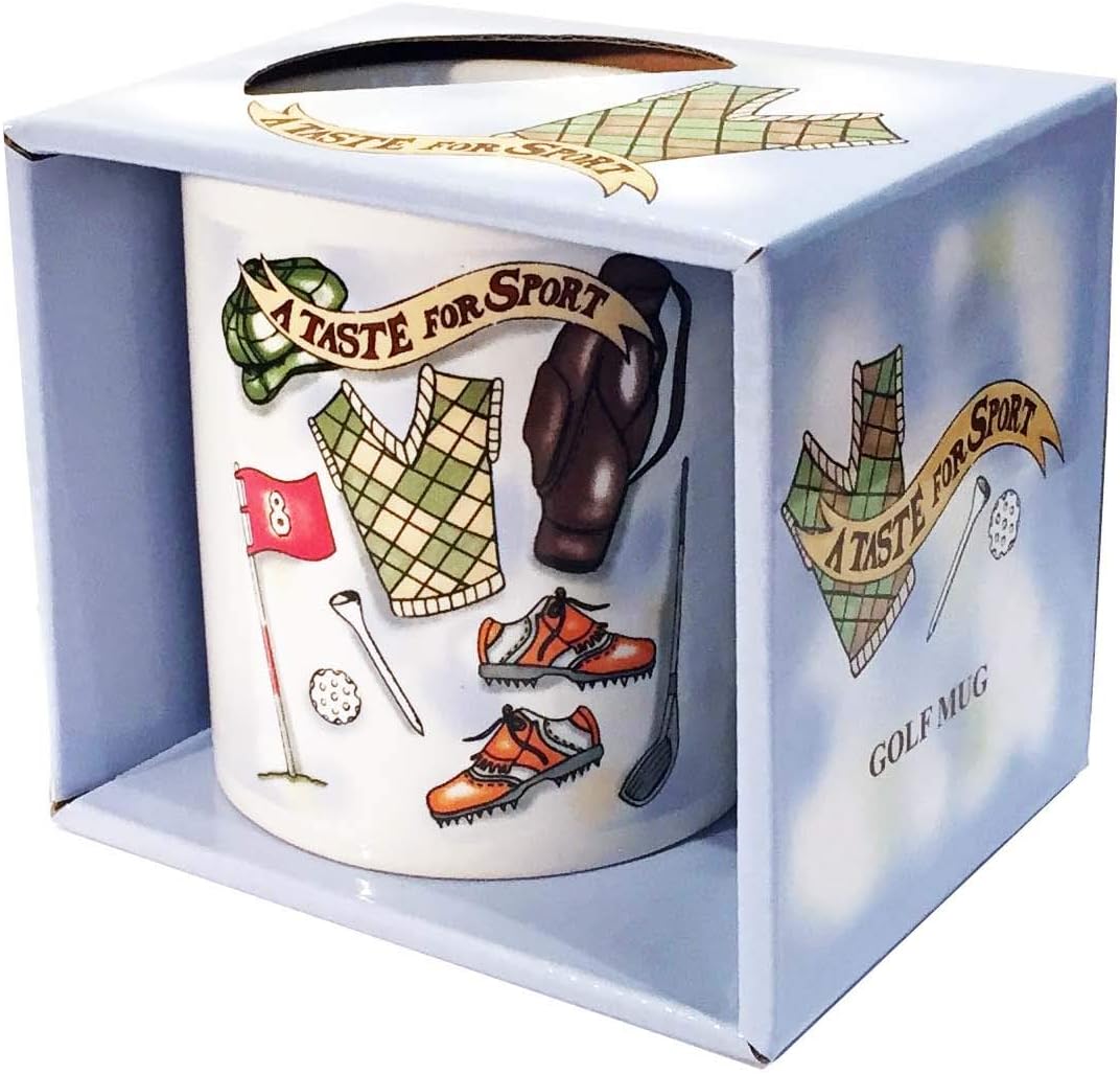 It's Tee Time Golf 15oz Large Mug Cup : Amazon.co.uk: Home & Kitchen