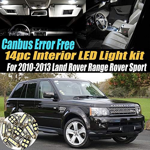 Amazon.com: 14Pc Canbus Error Free Super White 6000K Car Interior LED ...