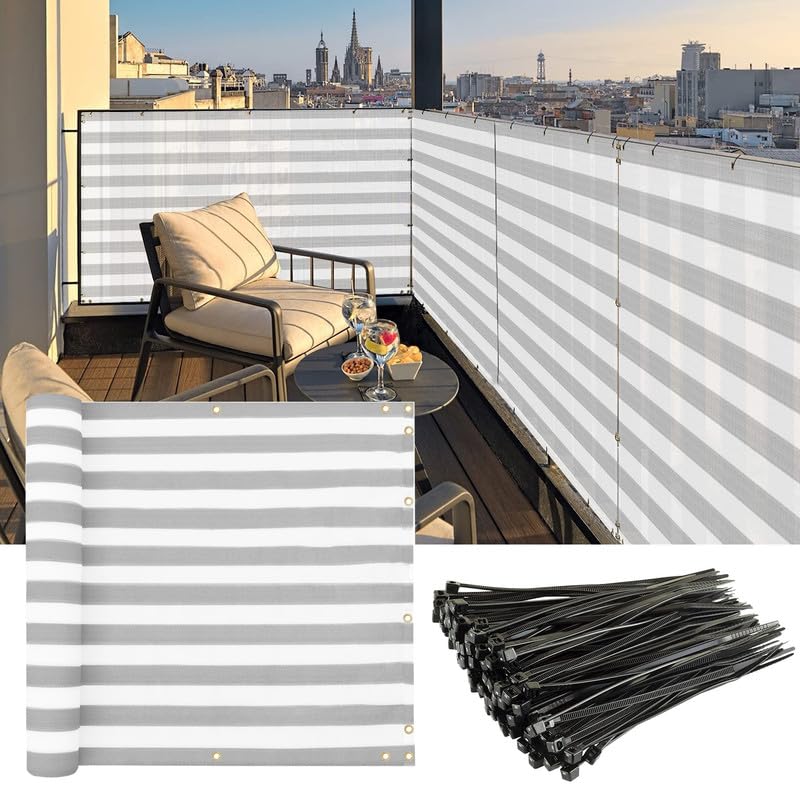 Snapklik.com : Coarbor 3x15 Balcony Privacy Screen Fence Apartment ...
