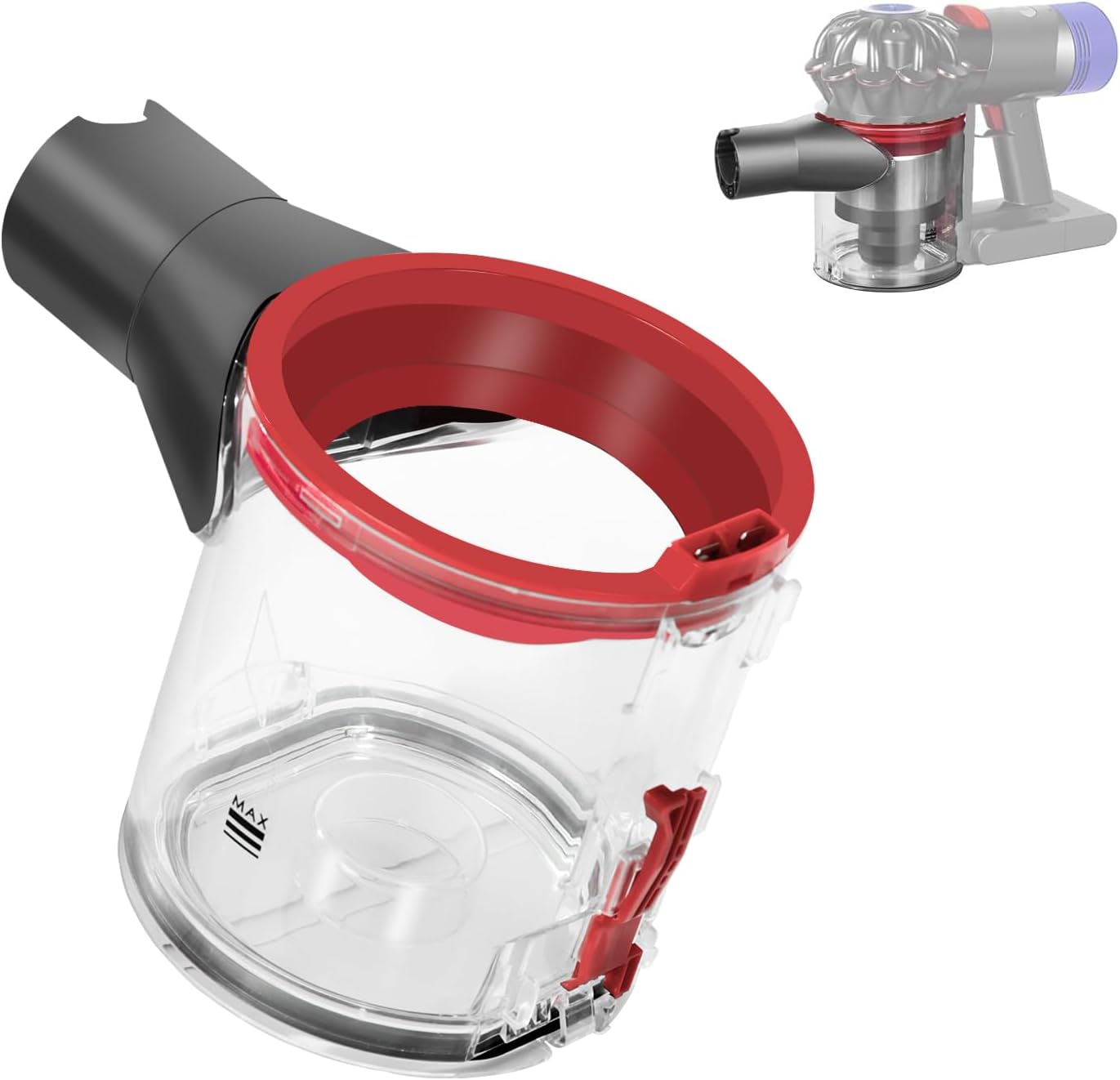 Amazon.com: GYLBF Upgraded Dust Bin Compatible with Dyson V7(SV11) V8 ...