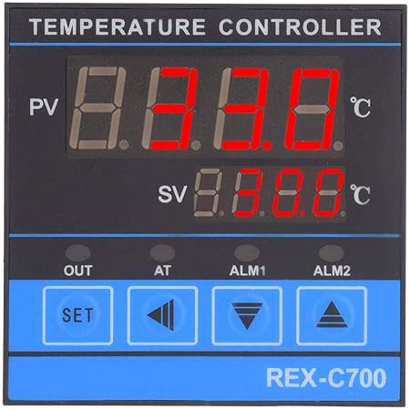 REX-C700 Digital Temperature Controller, PID Control and Auto-Tuning Control Relay+SSR Output 0 ...