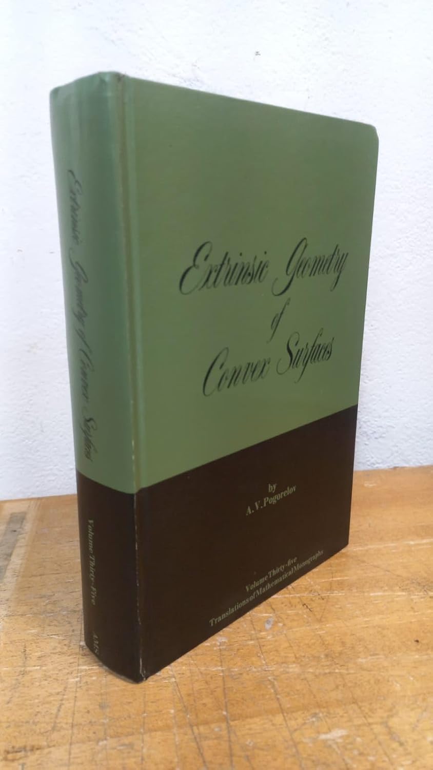 Amazon.com: Extrinsic Geometry of Convex Surfaces (Translations of ...