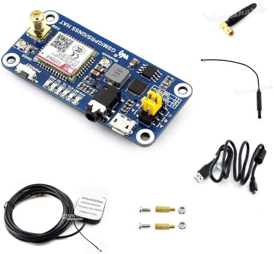 IBest for Raspberry Pi GSM/GPRS/GNSS/Bluetooth HAT GPS Module Expansion ...