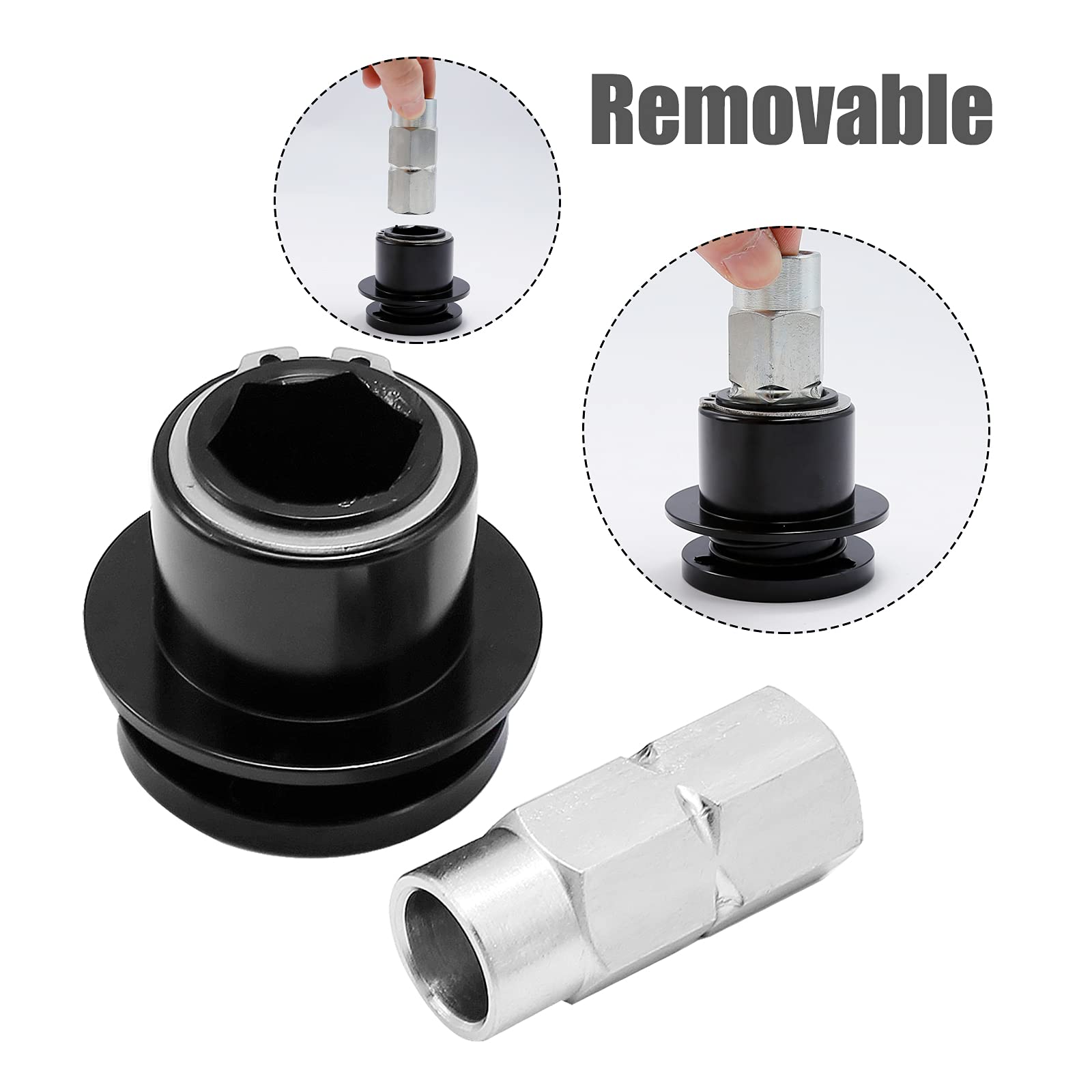 Snapklik.com : 360 Steering Wheel Quick Release Disconnect Hub Kit