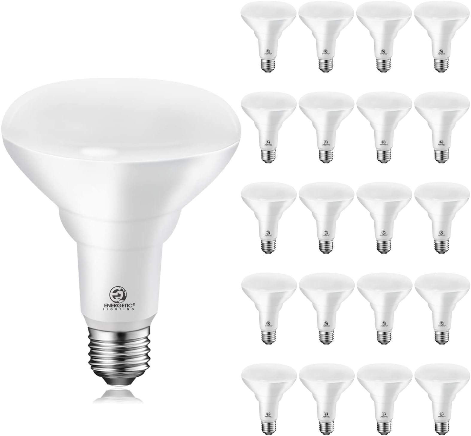Energetic BR30 LED Recessed Light Bulb, 9W=75W, 5000K Daylight, 900LM ...